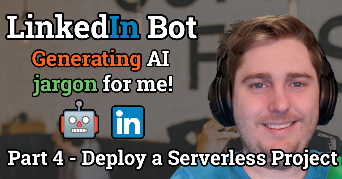 Linkedin Professional Deploying A Serverless Project